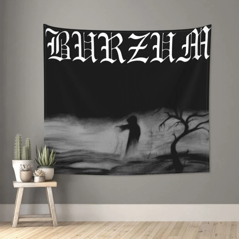 Burzum-Black-Metal-Flag-Tapestry-Hanging-Tapestrie-Bedroom-Bedspread ...