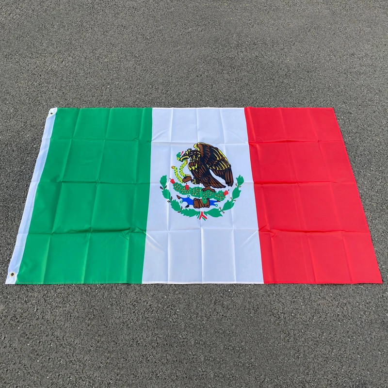 Aerlxemrbrae-Vlag-Nieuwe-3X5-Voeten-Mexico-Natie-Vlag-Woondecoratie ...