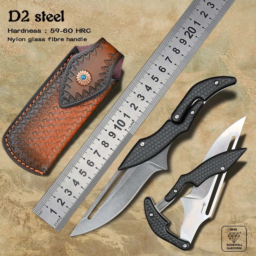 D2-Steel-Outdoors-Self-Defense-Hand-Tools-Utility-Tactical-Pocket ...