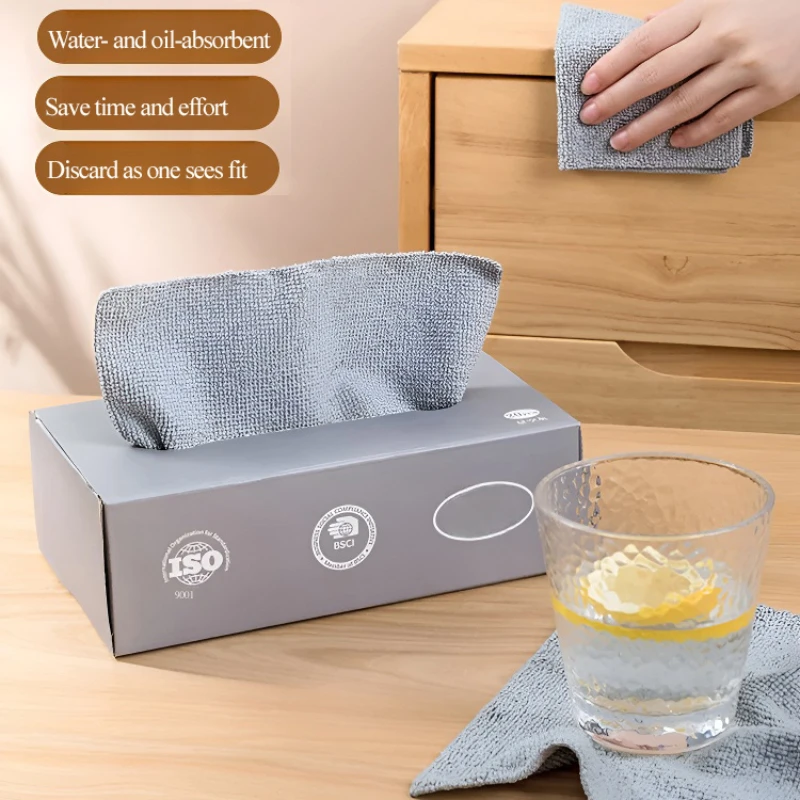 Reusable-Cleaning-Cloth-Magic-Rag-Microfiber-Scouring-Pad-Absorbent ...