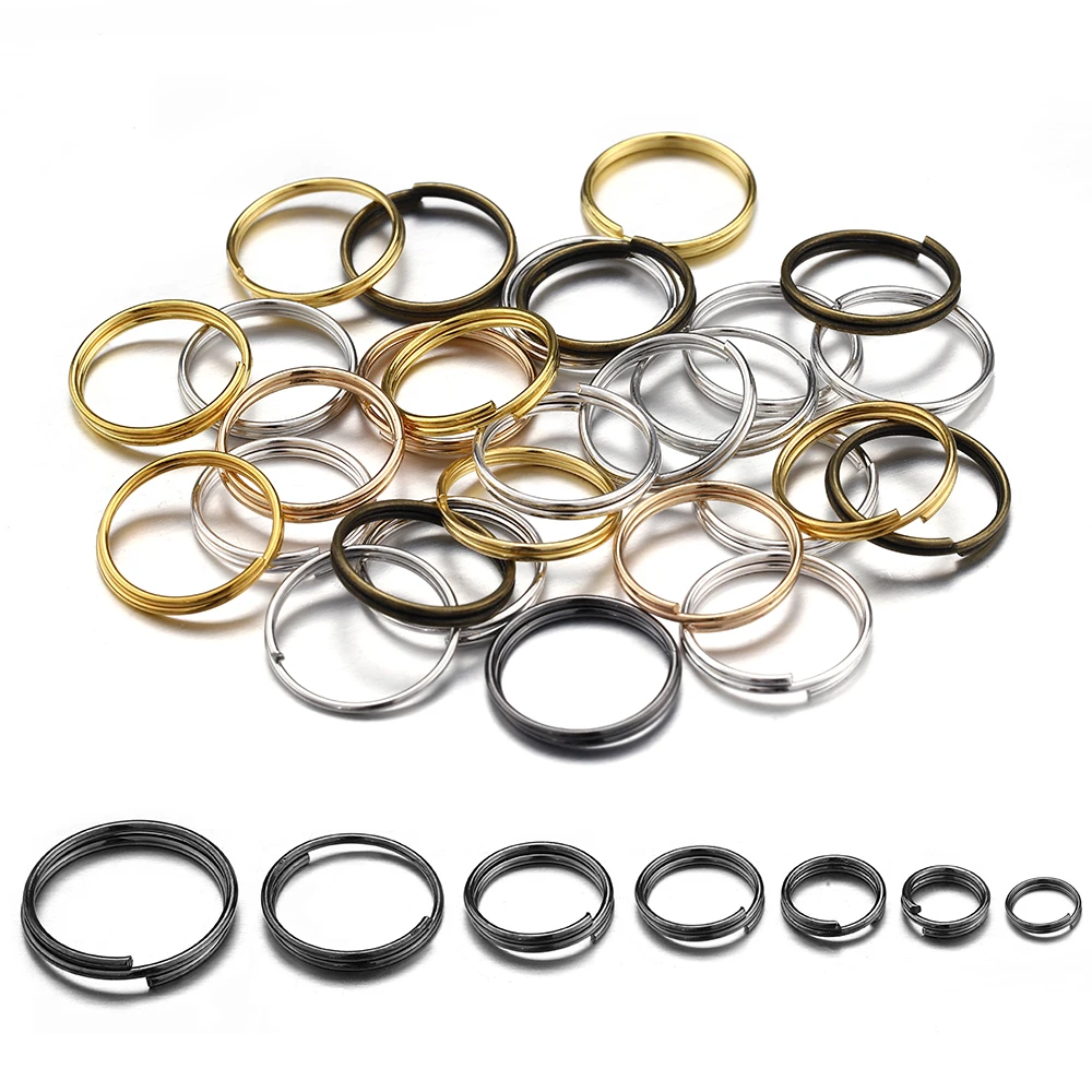 200pcs-5-6-7-8-10-12-14mm-Double-Loops-Keychain-Rings-Open-Circle-Jump ...