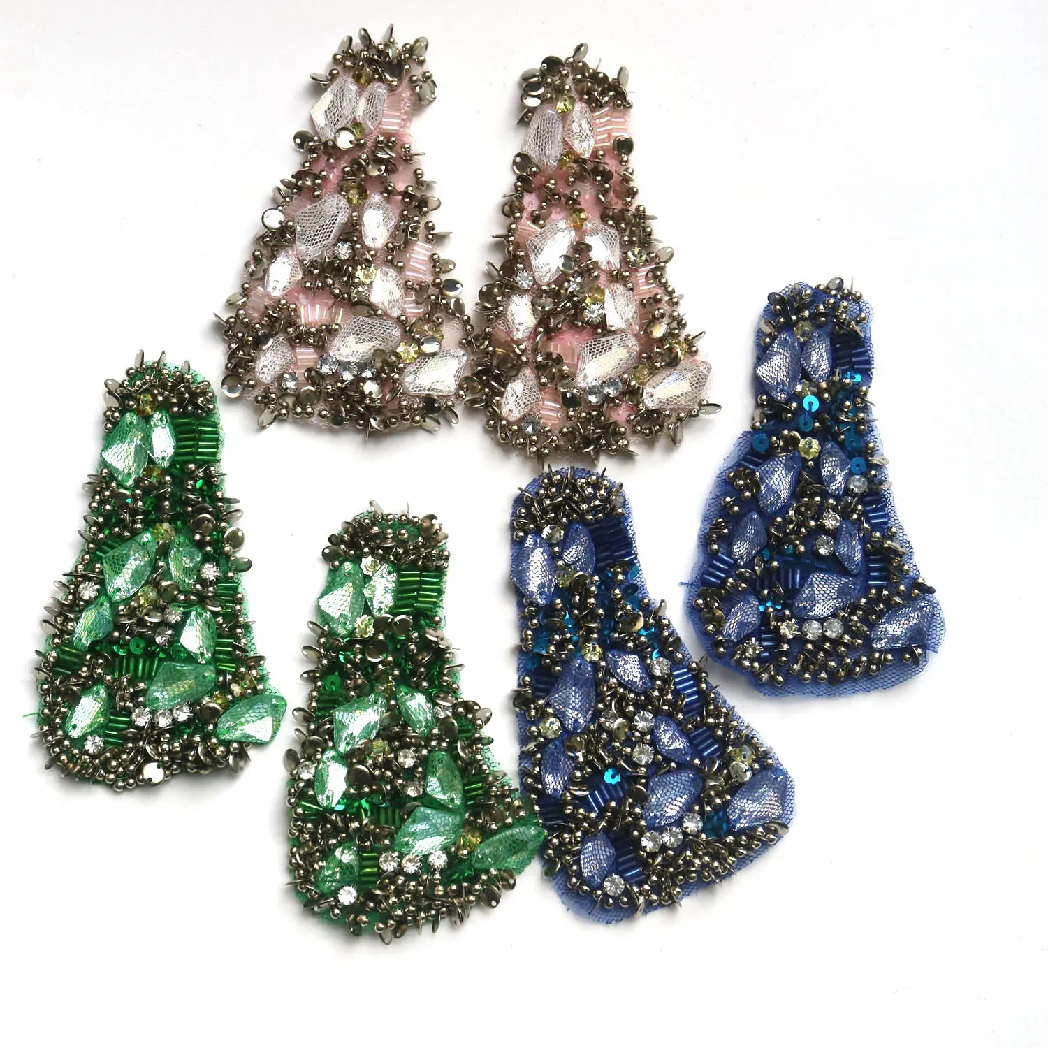 2pcs/set Luxury Beaded epaulette for nightblub clothes Punk retro ...