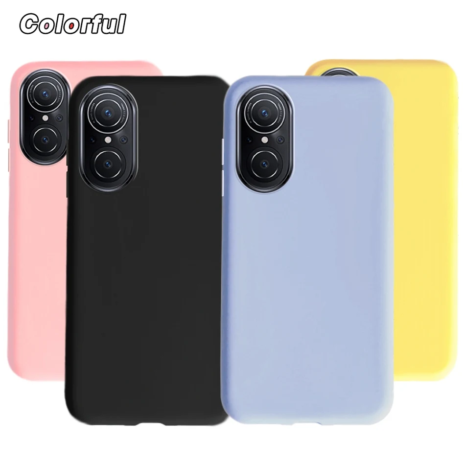 Candy Color Case For Huawei Nova 9 SE Phone Case Silicone Soft TPU Back Cover For Huawei Nova9 ...