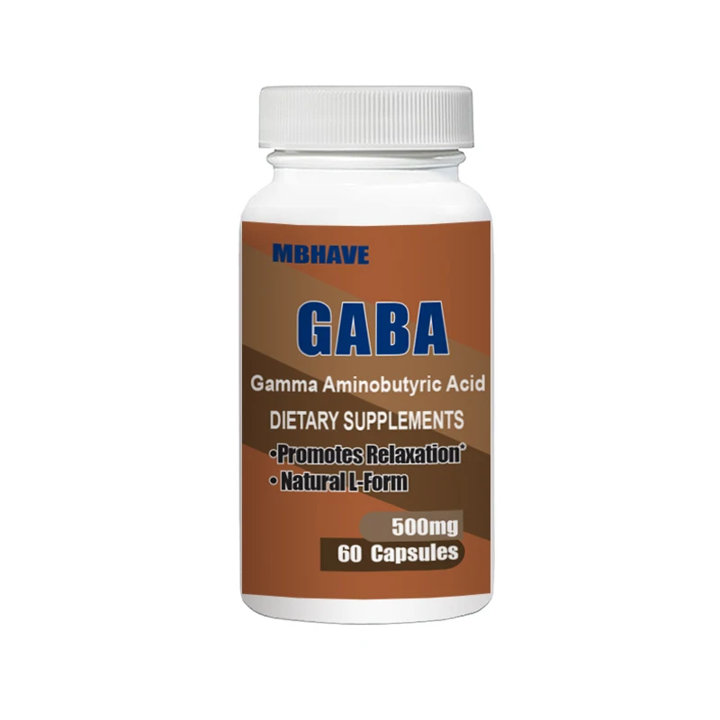 GABA gamma-Aminobutyric Acid 500 MG Activates receptors critical for ...
