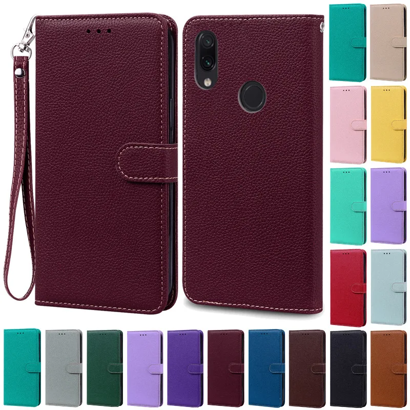 Redmi7 Case For Redmi Note 7 Case Leather Wallet Flip Case For Xiaomi ...