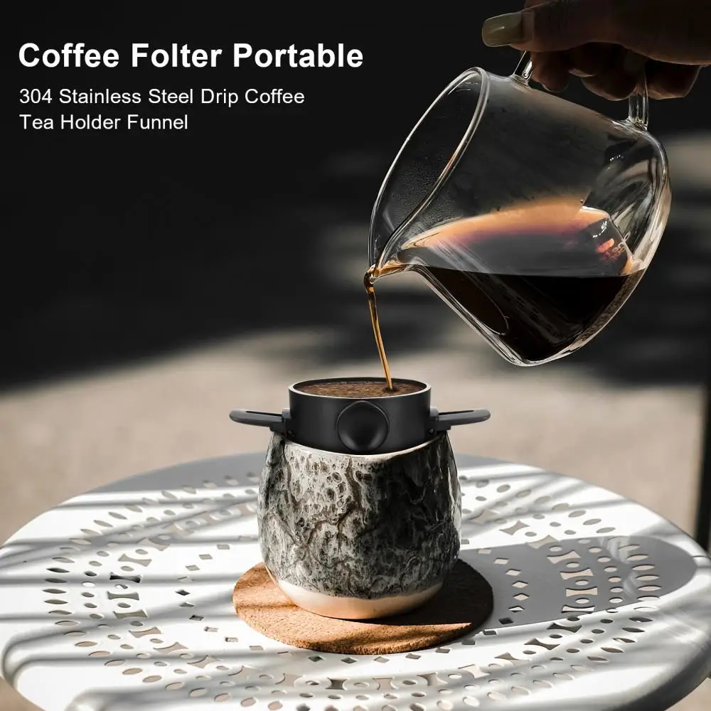 Foldable-Portable-Coffee-Filter-Reusable-Coffee-Funnel-Drip-Coffee-Tea ...
