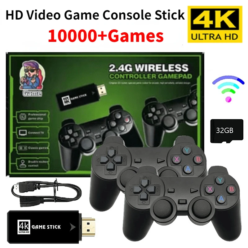 Console-de-jogos-de-v-deo-32g-vara-lite-4k-embutido-10000-jogos-retro ...