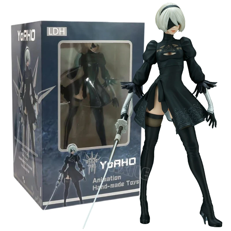 28CM-NieR-Automata-2B-Anime-Girl-figura-YoRHa-No-2-tipo-B-figura-de ...