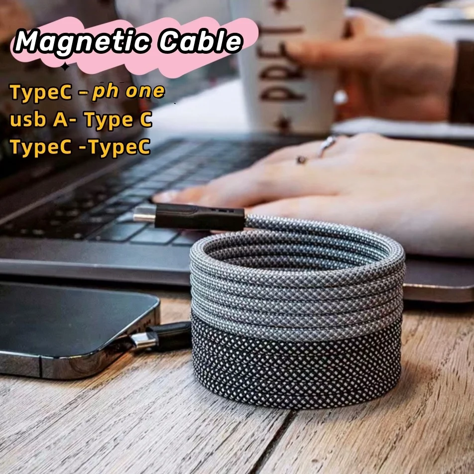 Kabel-magnetyczny-100-W-USB-C-do-szybkiej-adowarki-typu-C-do-iPhone15 ...
