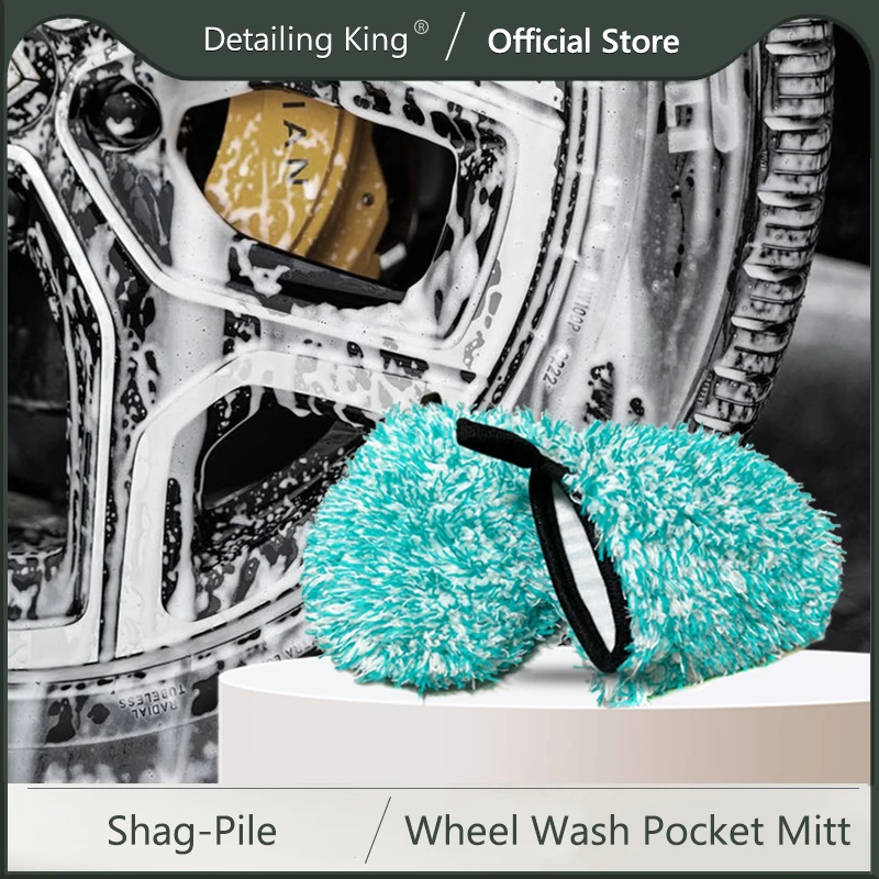 DetailingKing-Shag-pile-Microfiber-Car-Wash-Glove-Double-Side-Finger ...