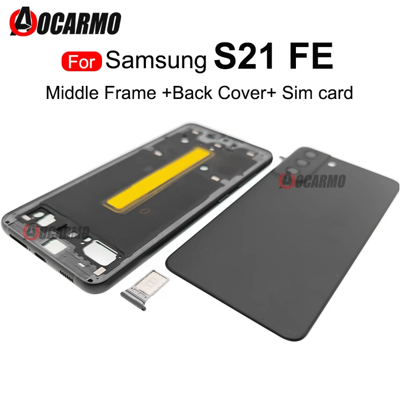 Placa de Marco medio para Samsung GALAXY S21 FE S21fe con llaves ...