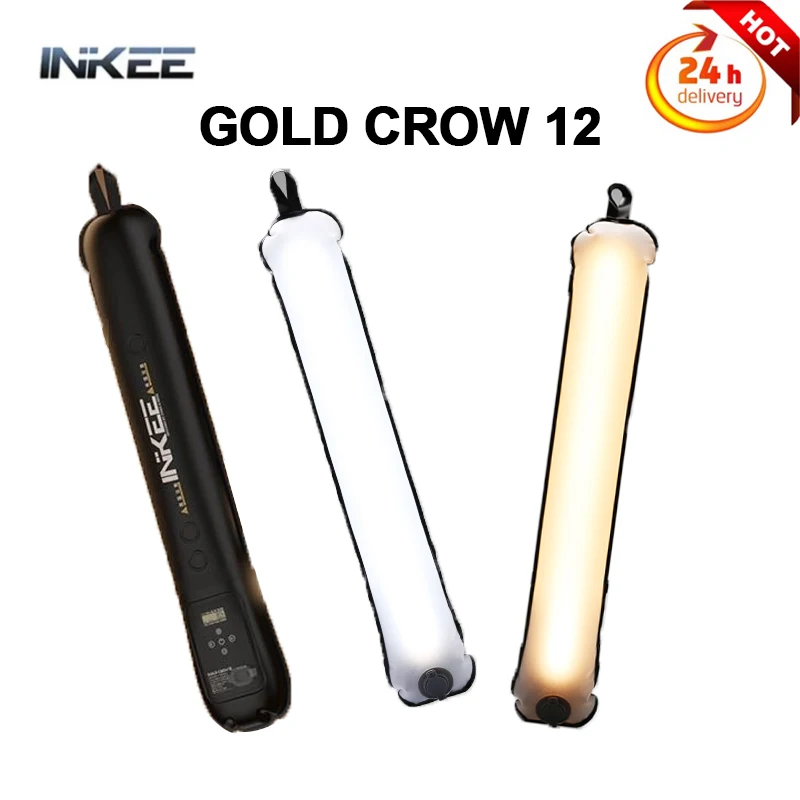 [Shipping from USA] INKEE Gold Crow 12 Air Column Lamp Handheld LED ...