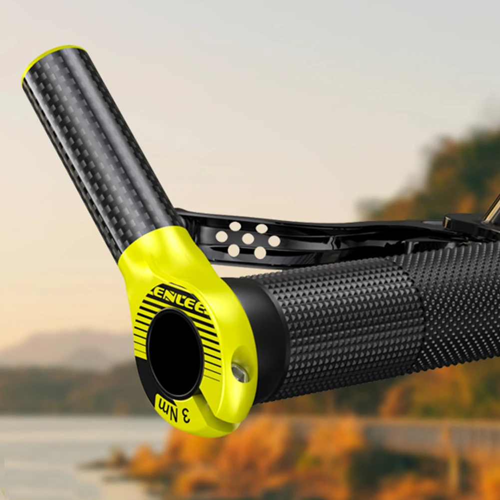 ENLEE-Bike-Grip-Bar-End-Handle-Multi-Angle-Adjustment-Carbon-Fibre ...
