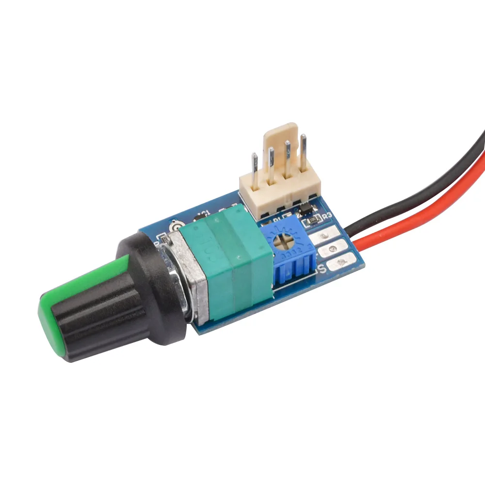 DC 12V PWM Speed Controller Fan Speed governor 4 Wire Computer ...