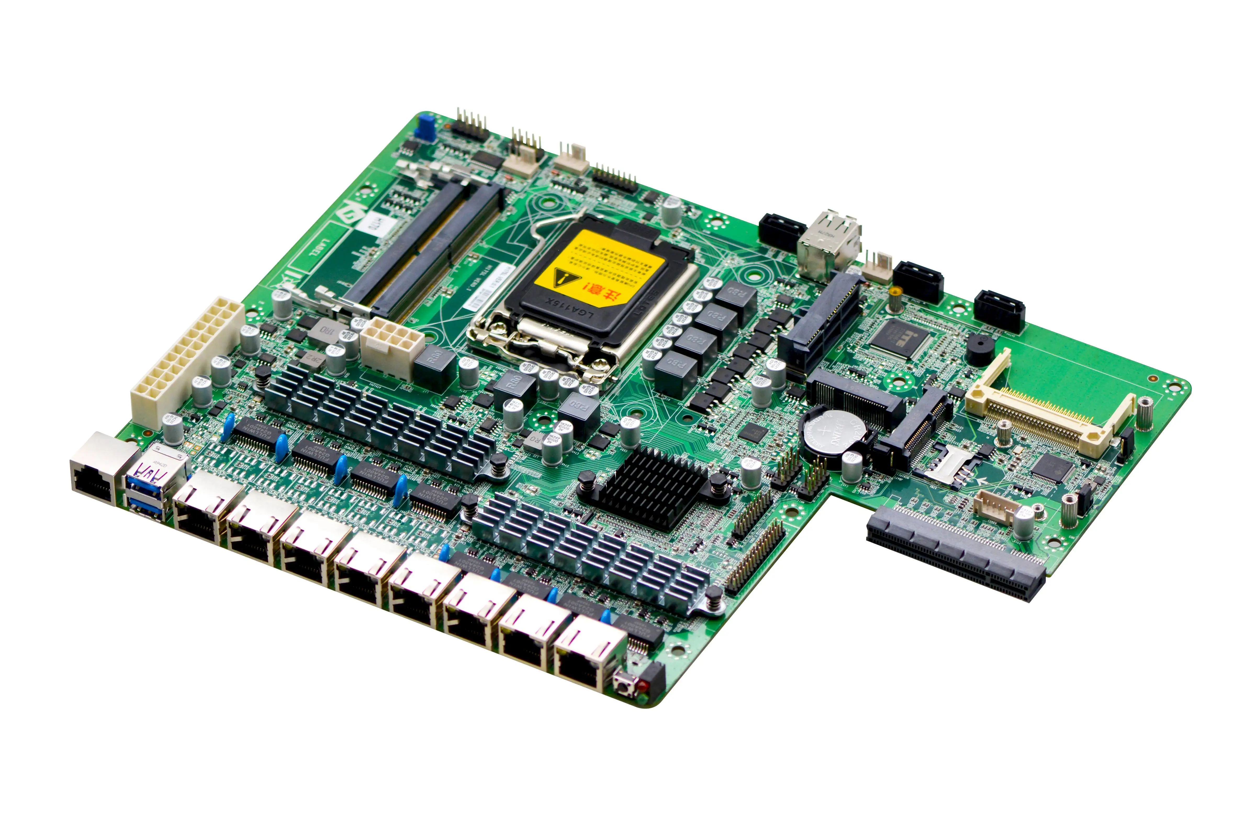 LGA1151-i3-i5-i7-SFP-Optical-fiber-H170-firewall-motherboard-8-Nic-oem ...