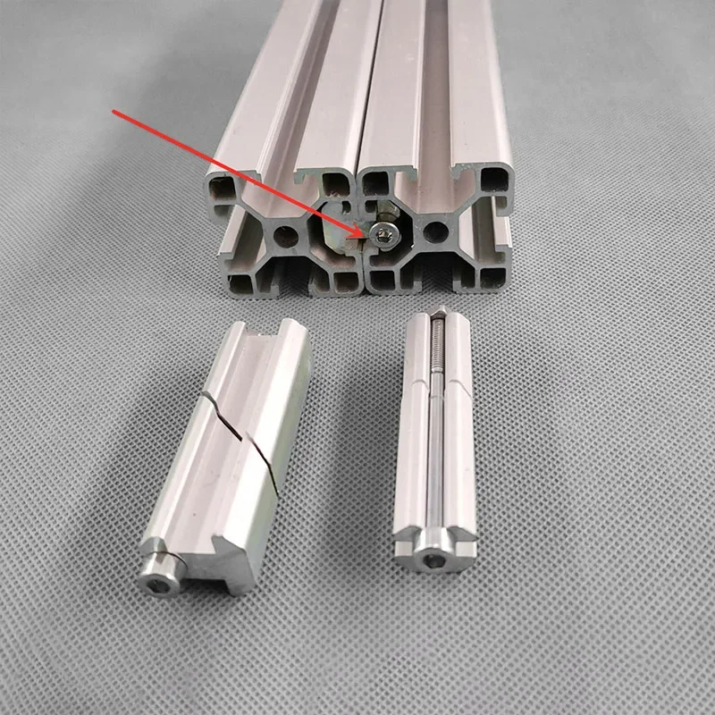 1PCS-Aluminum-Profile-One-Line-Connector-Parallel-Clamping-Head-Side-by ...