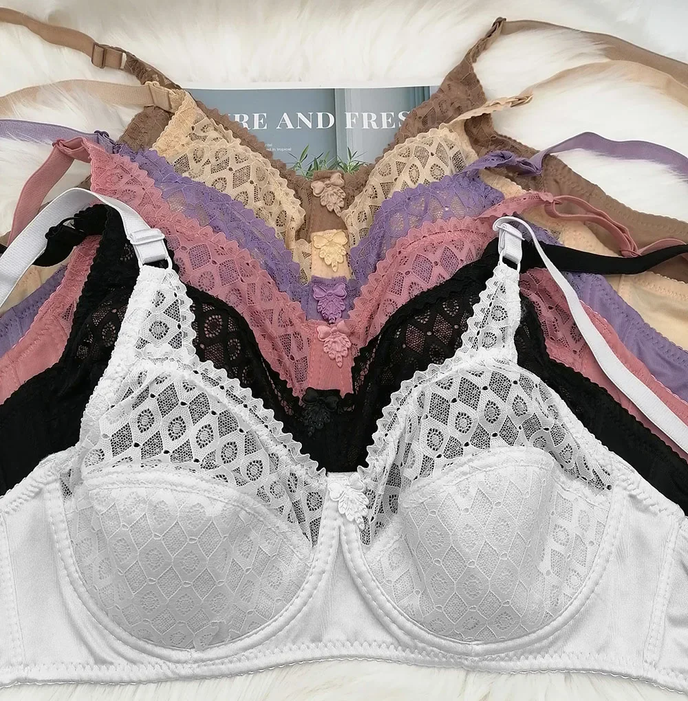 Solid-pure-color-lace-Bras-sexy-women-s-push-up-bra-with-underwrie ...