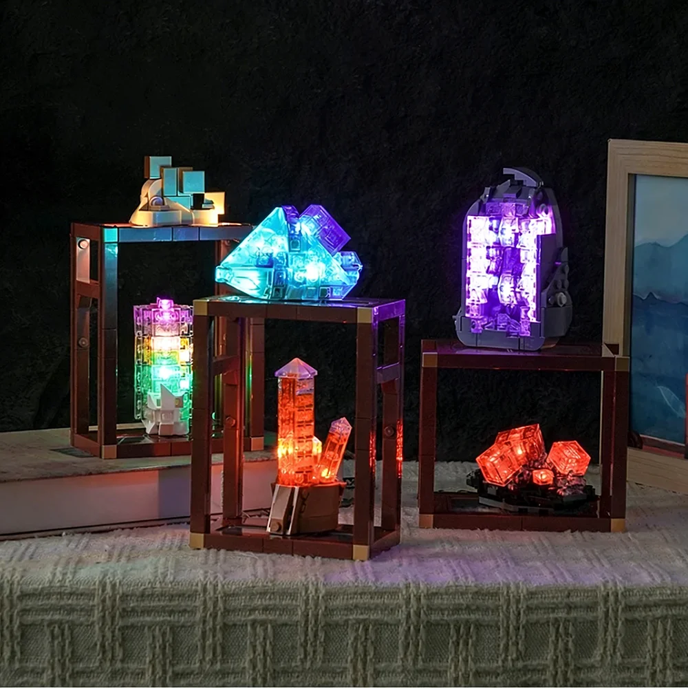 Crystal Gemstone Building Blocks Mineral Collection Gemstone ...