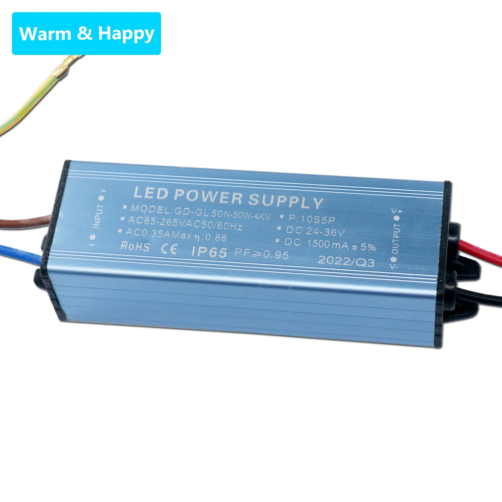 LED-Waterproof-Isolation-Driver-50W-AC85-265V-Power-Supply-Constant ...