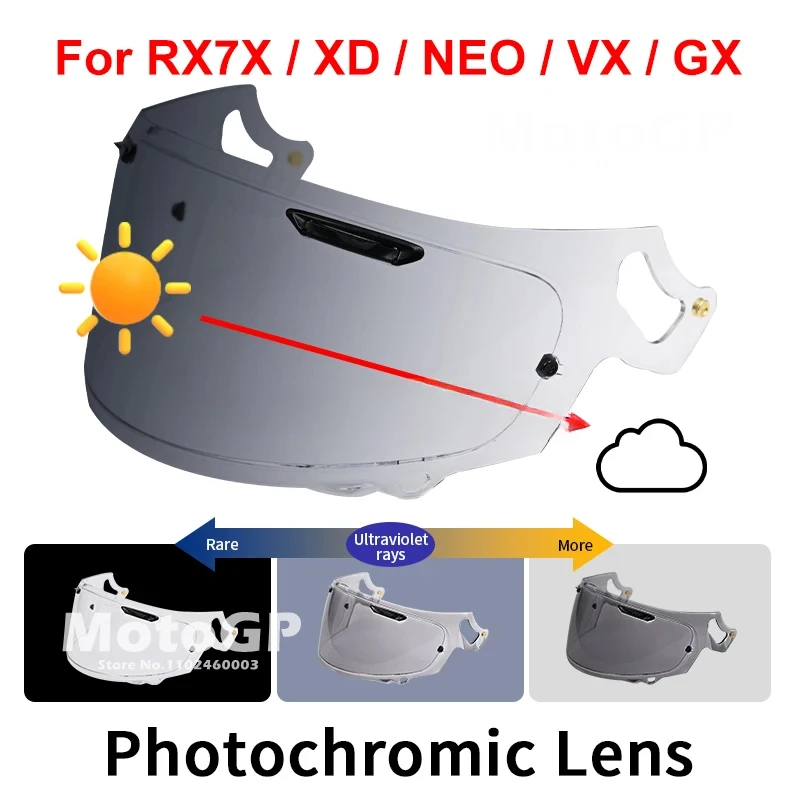 Photochromic-Visor-for-ARAI-RX-7X-RX7X-CORSAIR-X-RC-RX-7V-RX7V-PAPIDE ...