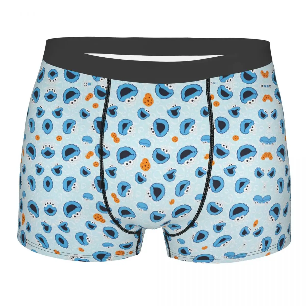 Custom-Cookie-Monster-Boxers-Shorts-Panties-Male-Underpants-Breathable ...
