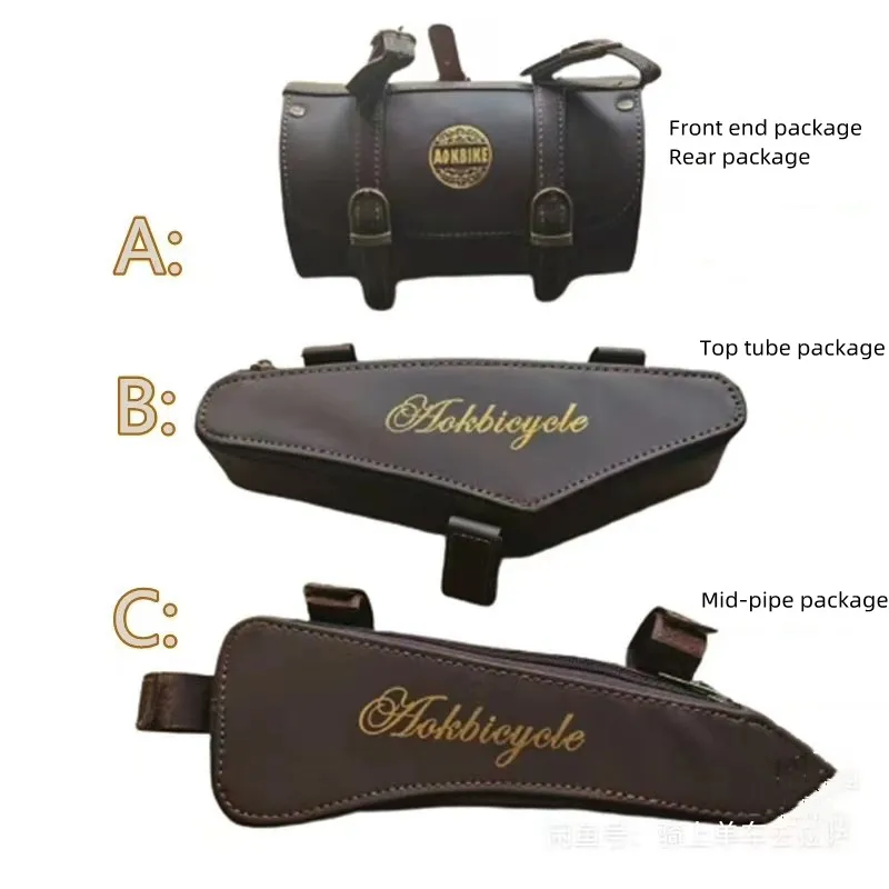 Retro-Bicycle-Custom-Frame-Bag-Upper-Tube-Storage-Bag-Middle-Tube-Tool ...