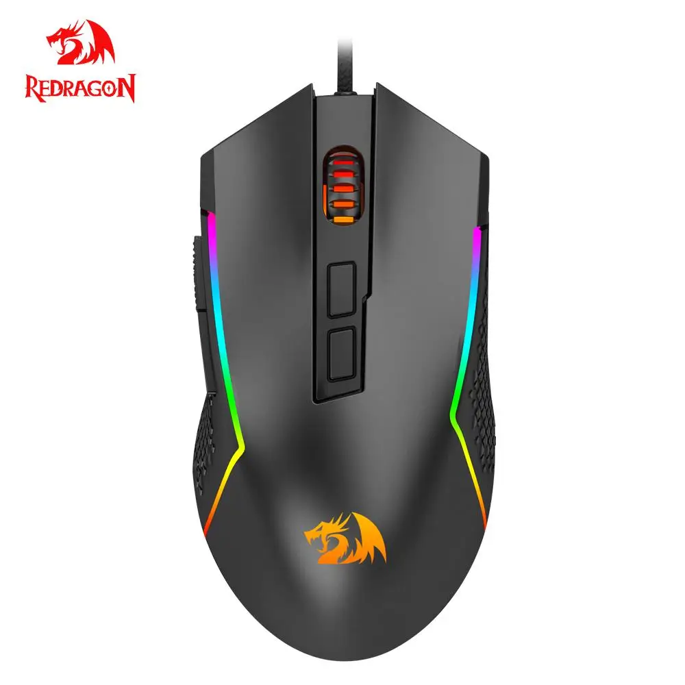 REDRAGON-G106-USB-RGB-wired-Gaming-Mouse-8000-DPI-6-programmable-game ...