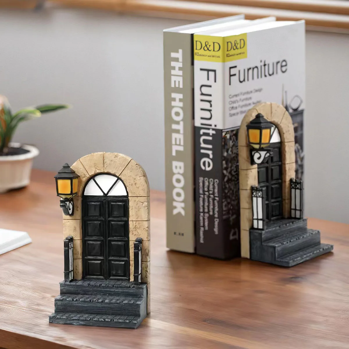 Home-Office-Supplies-Bookshelf-Book-Stoppers-Bookshelf-Desktop ...