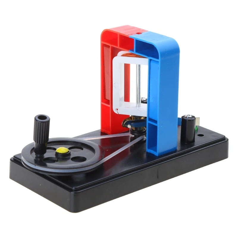 DIY-Hand-cranked-Electricity-Generator-Model-Labs-Demonstration-Motor ...
