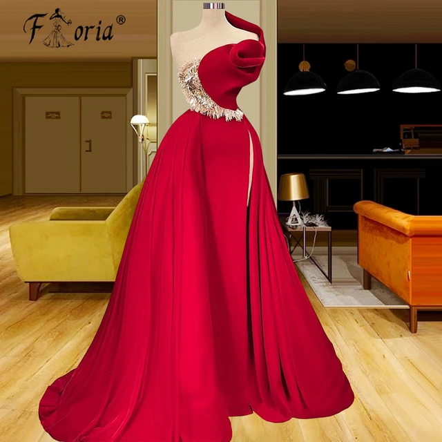 Modest Red Prom Dresses 2022
