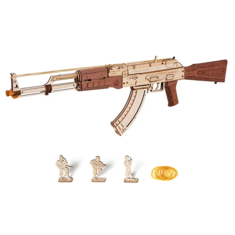 Robotime-DIY-3d-Wooden-Puzzle-Toy-AK-47-Assault-rifle-building-blocks ...