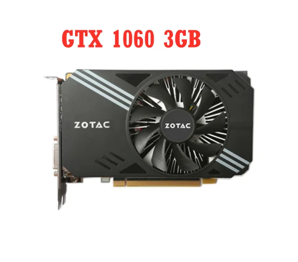 Para zotac gtx 1060 3gb 6gb placas de vídeo gpu placa gráfica para geforce nvidia gtx1060 6gd5 ...