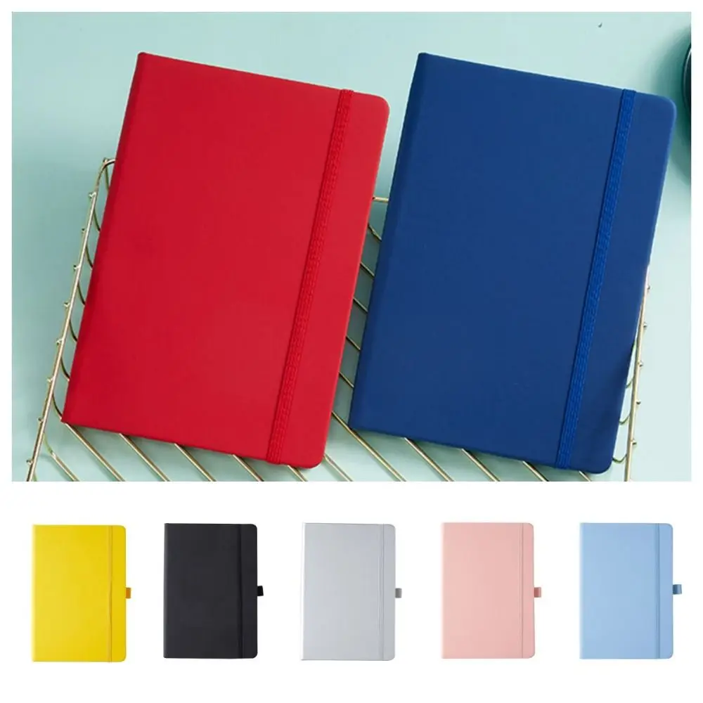 1-PCS-Thickened-A5-Notebook-Simple-Soft-PU-Leather-Notepad-With-Elastic ...