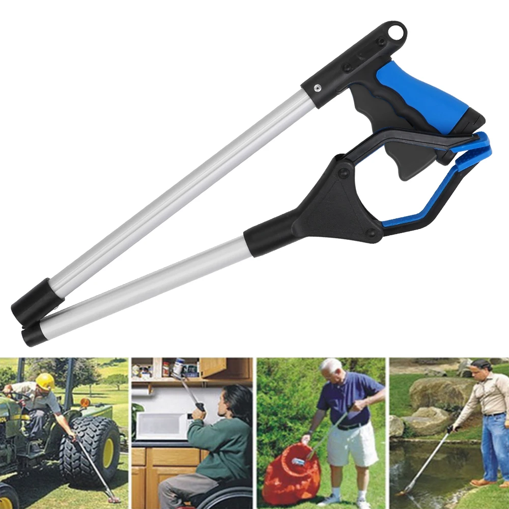 Pick Up Tools Collapsible Garbage Grabber Gripper Extender Foldable ...