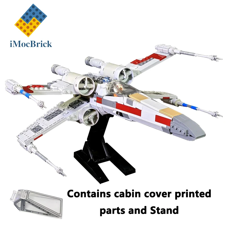 UCS-Star-Movie-Mocs-X-Wing-T65-Fighter-Starfighters-Spaceship-Building ...