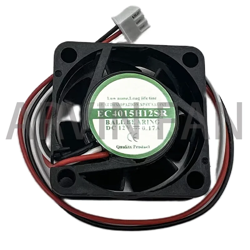 Original 1pcs New 4015 40mm Fan 4cm 12V EC4015H12SR EverCool 3-Wire 0 ...