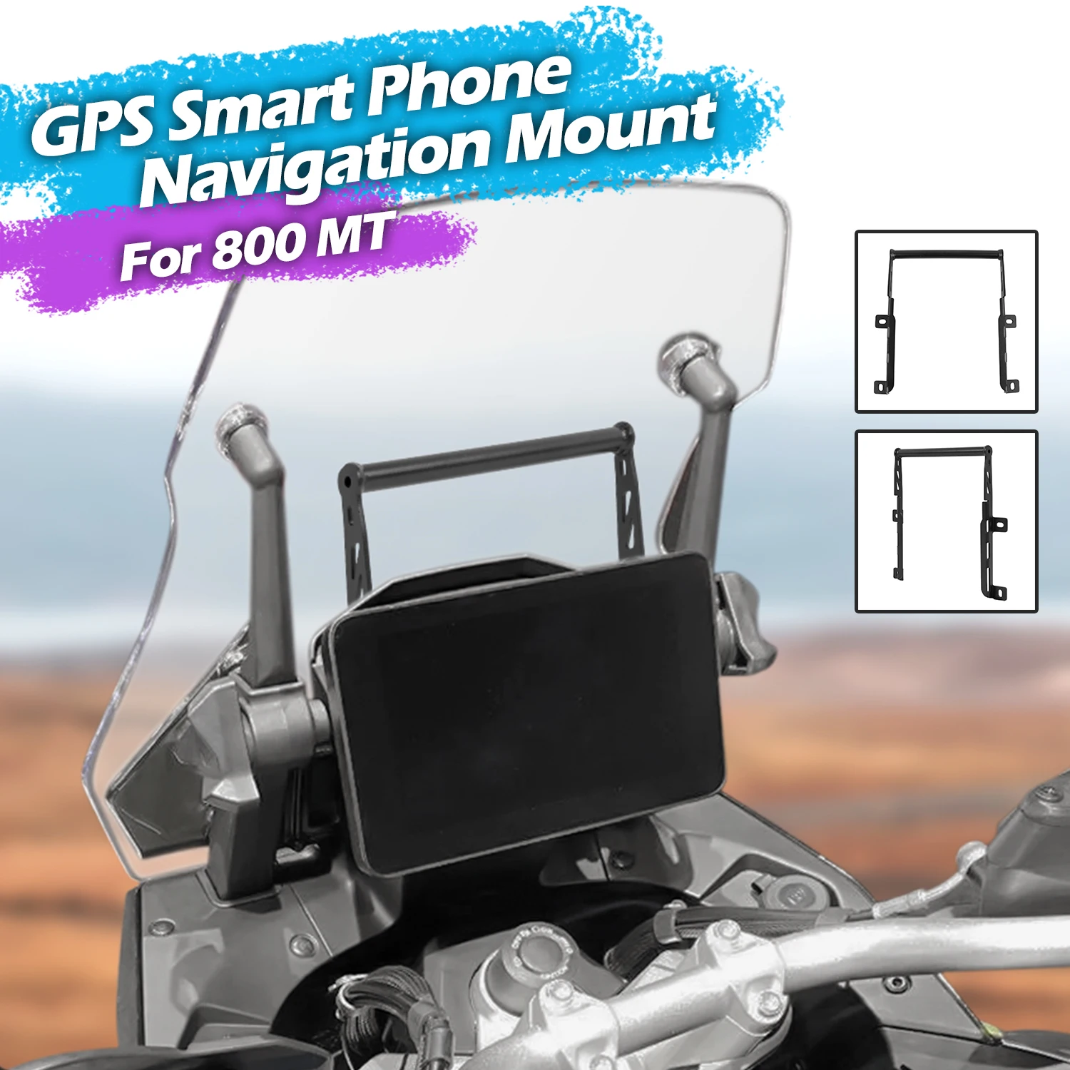 800MT-Navigation-Bracket-Phone-GPS-Bracket-Black-For-CFMOTO-800-MT-2021 ...