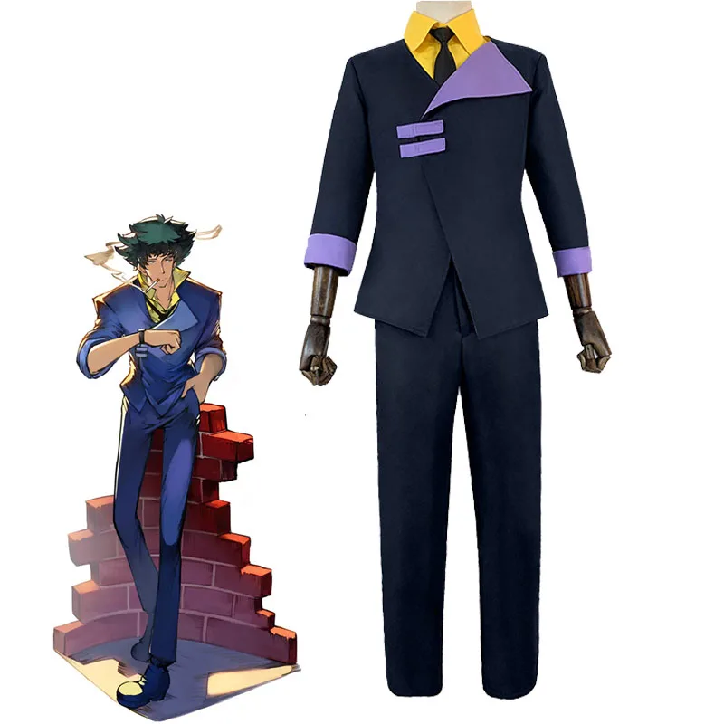 Cowboy-Bebop-Costume-Spike-Spiegel-Cosplay-Uniform-Suits-Spike-COS ...