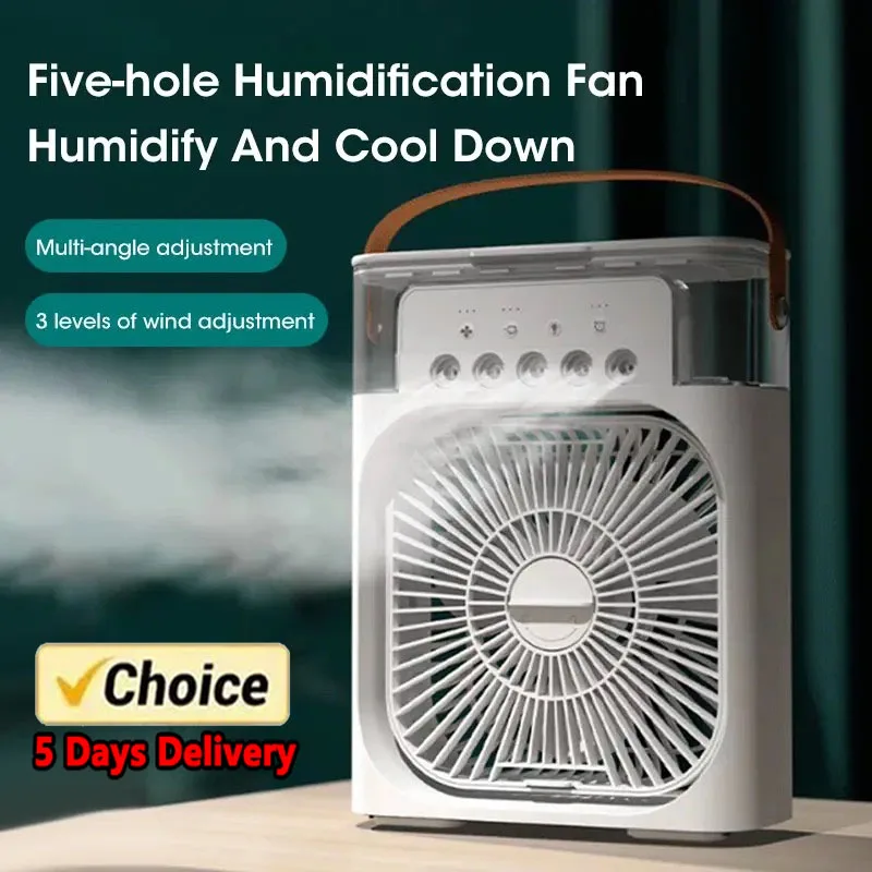 Portable-3-In-1-Fan-AIr-Conditioner-Household-Small-Air-Cooler-LED ...