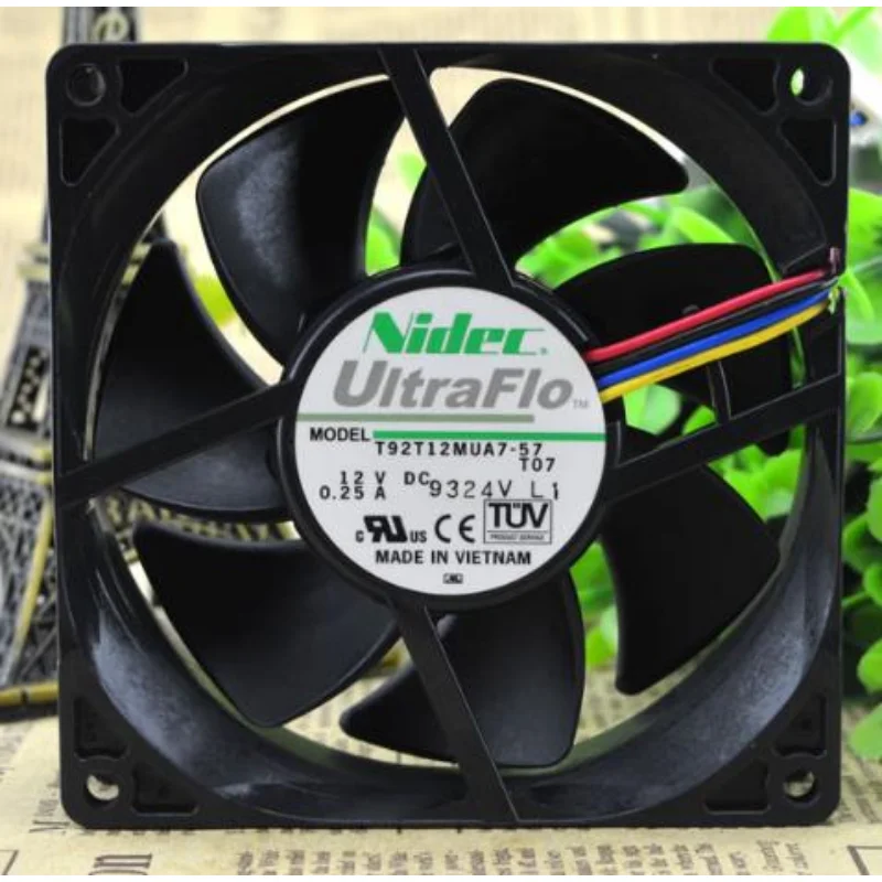 Nuevo ventilador de CPU para Nidec UltraFlo T92T12MUA7-57, 12V, 0.25A ...