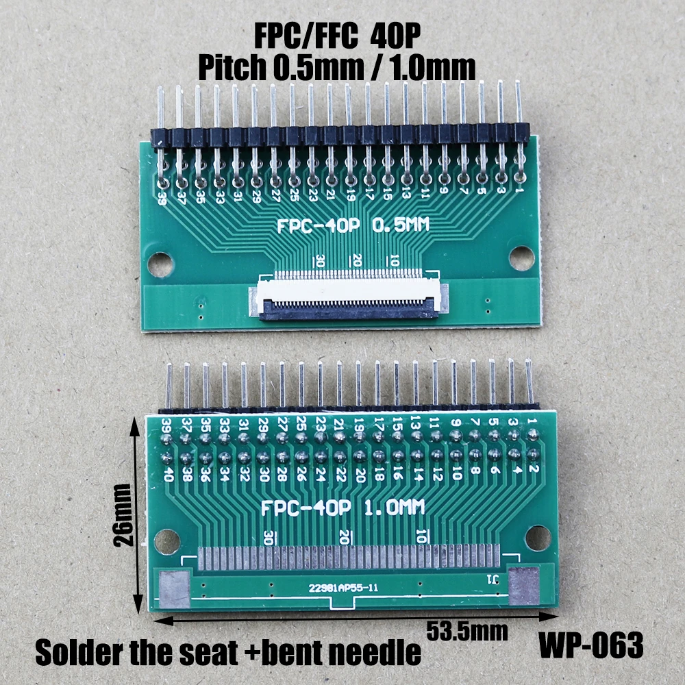 Ffc Fpc 1.0mm Connector Adapter | Ffc Fpc Connector 0.5mm 40pin - 1pc ...