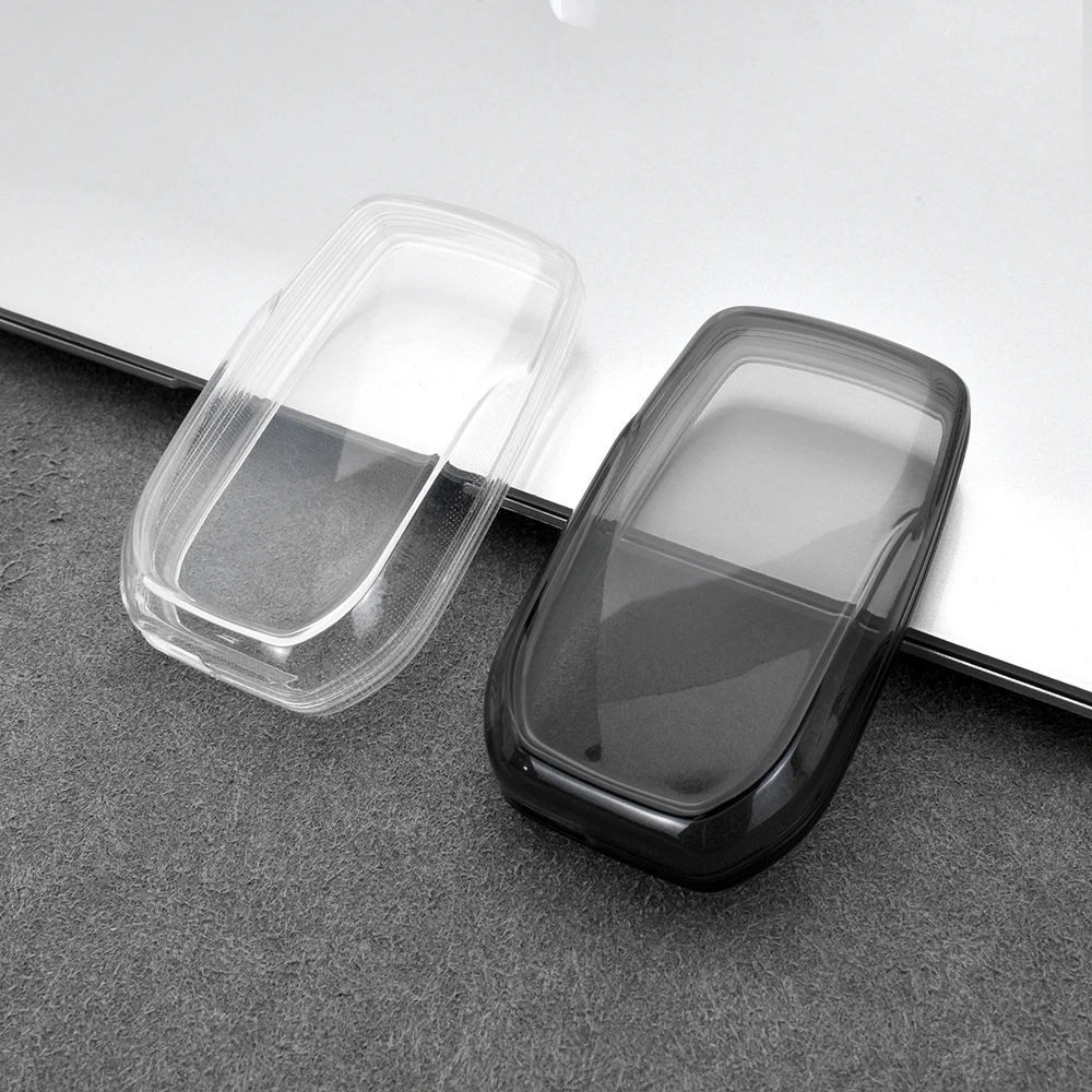 Black-Transparent-Key-Fob-Case-Cover-for-Toyota-for-Sienna-for-Venza ...