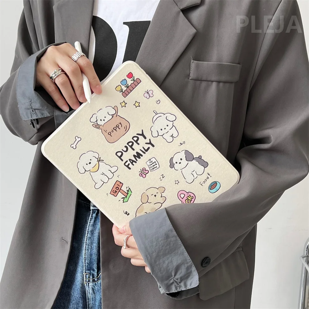 Cute-Puppy-Tablet-Case-For-Apple-iPad-Pro-4-5-6-Generation-12-9-inches ...