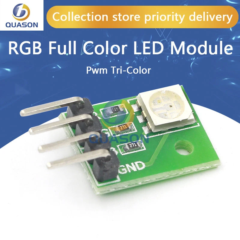 3 Colour RGB SMD LED Module 5050 full color Pwm tri color LED For Arduino MCU|Integrated ...