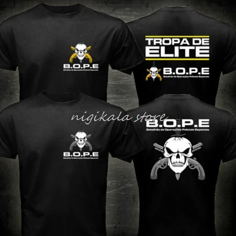BOPE-Tropa-De-Elite-Brazil-Special-Elite-Forces-Military-T-shirt-men ...