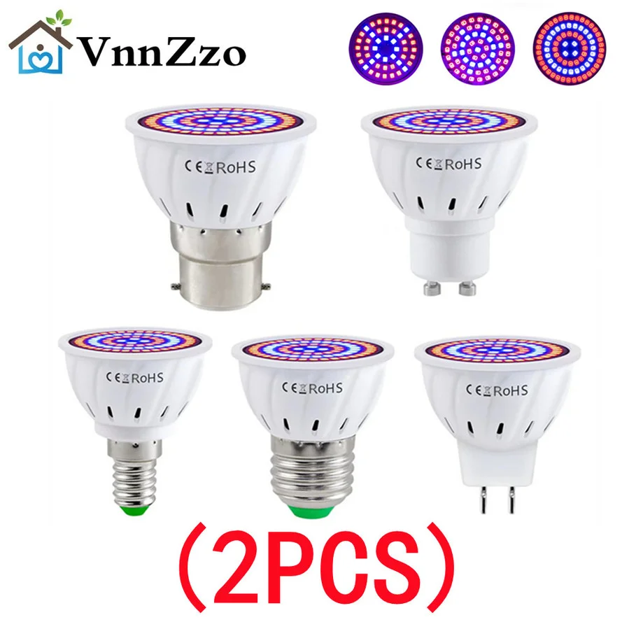 Full Spectrum E27 Gu10 E14 Led Grow Lights | Grow Lights Bulbs Indoor ...