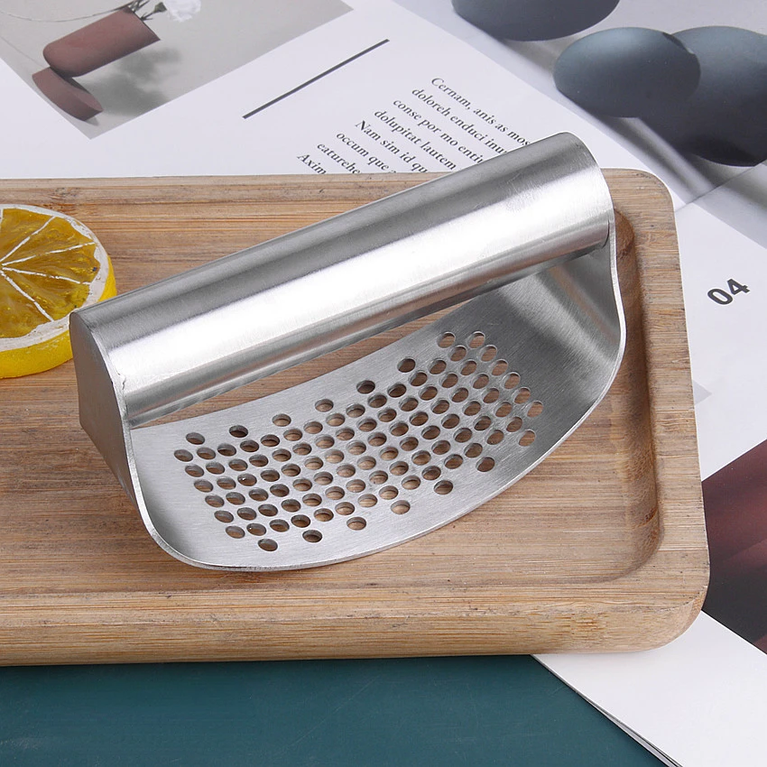 Stainless-steel-garlic-press-household-small-garlic-masher-kitchen ...
