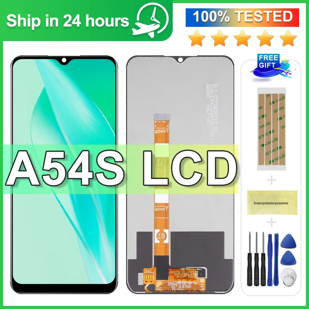 6-52-For-Oppo-A54s-LCD-DIsplay-With-Frame-CPH2273-Screen-Digitizer ...