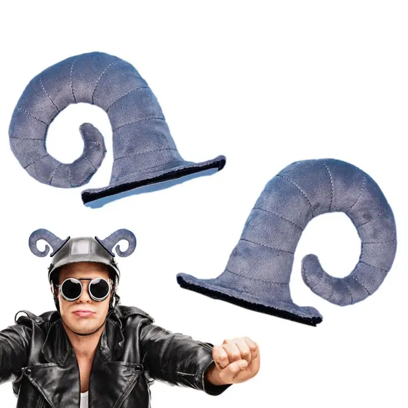 Motorcycle-Hat-Horn-Motorcycle-Safety-Hat-Ox-Horn-Decor-Angular-Design ...