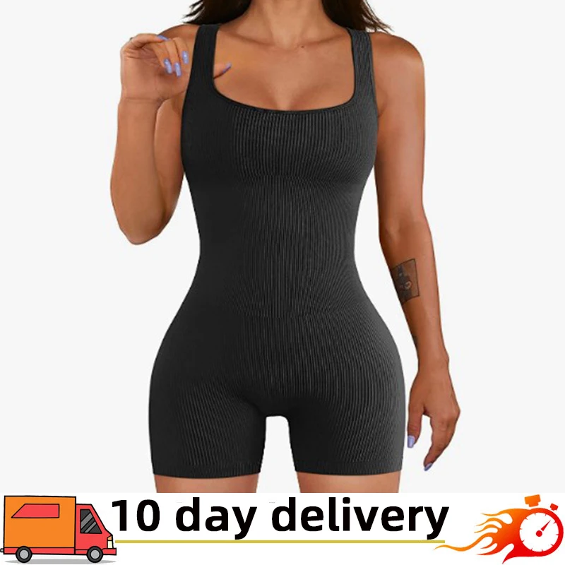 Women-s-Body-Shaping-Bodysuit-Sleeveless-Open-Back-Waist-Wrapped ...